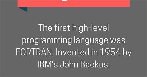 The First High Level Programming Language Album On Imgur