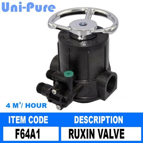 Uni Pure Runxin Multi Functional Flow Control Valve For Water Treatment Systems Manual Head