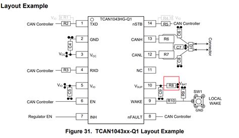 TCAN1043 Q1 Does Our Vsup Pin Need A Pull Up Resistor Interface Forum Interface TI E2E