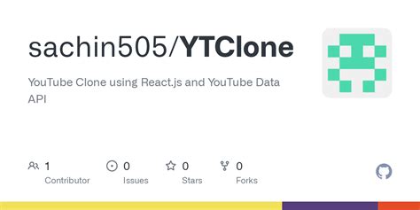 Github Sachin505ytclone Youtube Clone Using Reactjs And Youtube