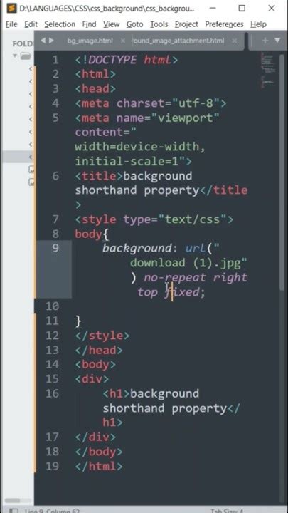 Background Shorthand Property In Css How Can Use Shorthand Property