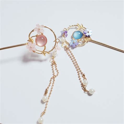 당일배송😚반묶음머리 편한 헤어핀😚 플라워 나비 비녀 에이블리