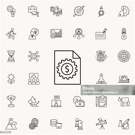 재정 관리 아이콘입니다 시작 아이콘 유니버설 웹 및 모바일에 대 한 설정 0명에 대한 스톡 벡터 아트 및 기타 이미지 0명 개선 개체 그룹 Istock