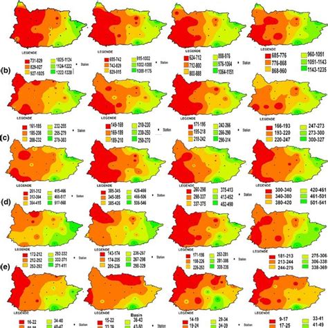 Spatial Interpolation And Mapping Of Rainfall Averages Variations A