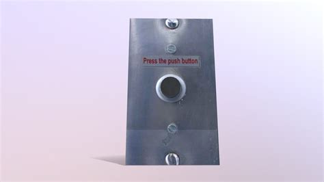 Push Button 3d Model Turbosquid 2287333