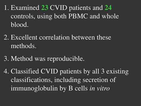 Ppt B Cell Phenotyping In Common Variable Immunodeficiency Powerpoint Presentation Id 1776761