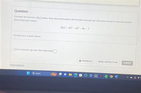 QuestionConsider The Function F X Below Over What Chegg