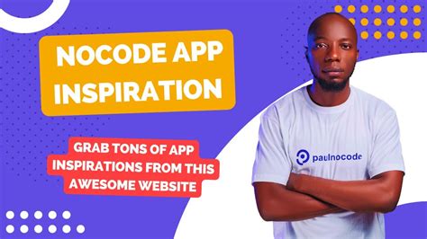 Nocode App Design Inspiration Unlimited Ideas Youtube