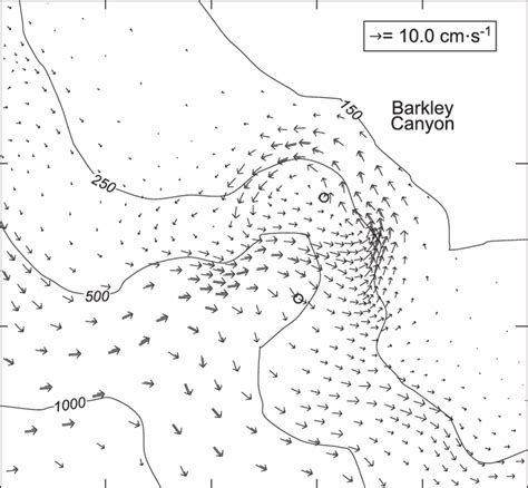 Currents At 150 M From A Diagnostic Finite Element Model Based On The