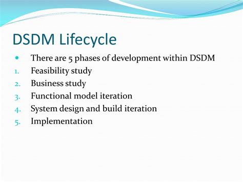 PPT Dynamic Systems Development Method DSDM PowerPoint Presentation
