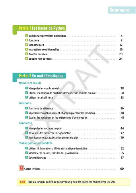 extrait cahier d algorithmique et de programmation 2de 9782206105574
