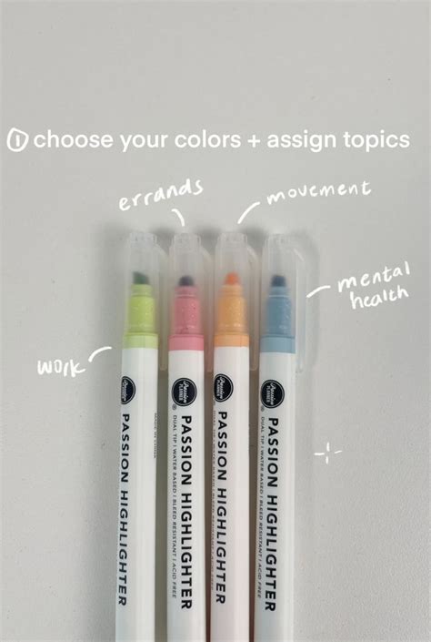 Color Coding Tips For Your Daily Planner