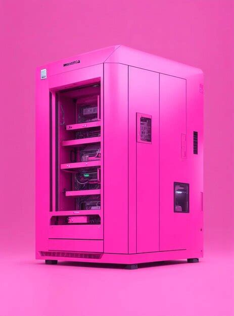 Premium Ai Image Colorful Super Computer