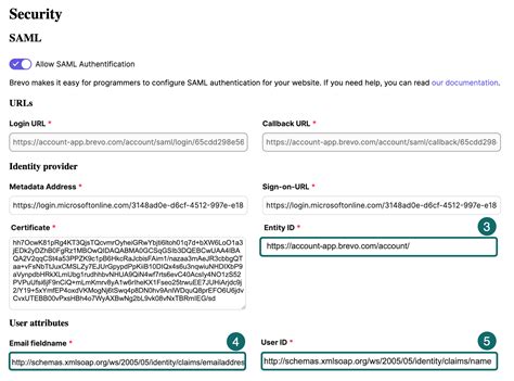 New Admin Account Configure Saml Single Sign On Sso With Brevo Home