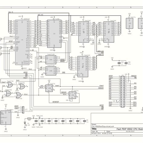 Fast Pdip 6502 Computer
