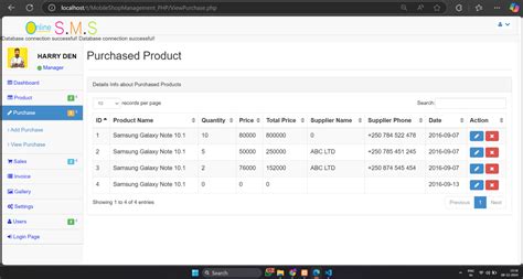 Mobile Shop Management System In PHP With Source Code