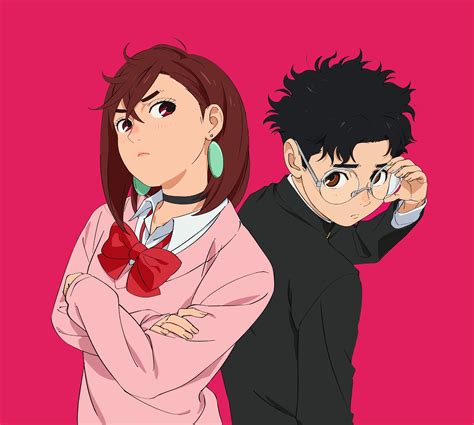 Download Anime Dandadan Momo Ayase Ken Takakura 4k Ultra Hd Wallpaper