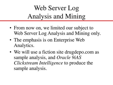 ppt web mining an overview of web analytics with examples powerpoint