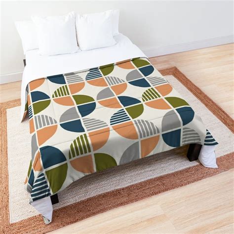 Elemental Geometric Pattern Comforter By Latheandquill Pattern