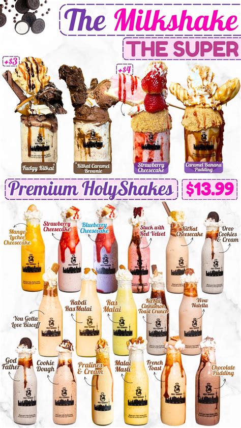 Holy Shakes Edmonton Delicious Gourmet Milkshakes And Best Desserts In Edmonton Ab