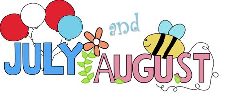 August Nursery Clipart