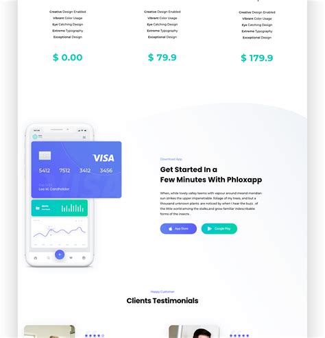 Sass Landing Page Behance