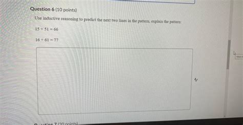 Solved Use Inductive Reasoning To Predict The Next Two Lines