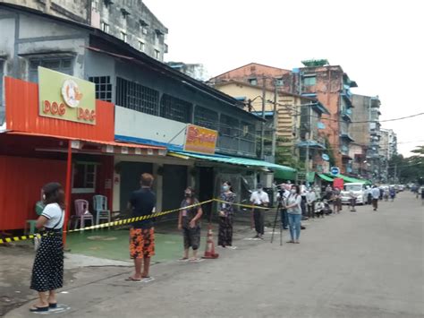 Dvb သမ္မတဦးဝင်းမြင့်၏ ရပ်ကွက် ကျောက်မြောင်း မဂ္ဂင်လမ်း မဲရုံ အမှတ် ၃ မြင်ကွင်း ဓာတ်ပုံ