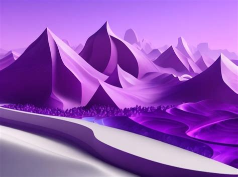 Premium Ai Image Abstract 3d Landscape Data Visualization Concept