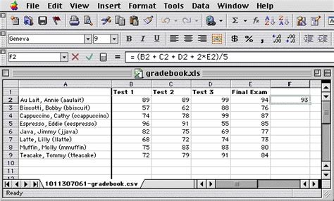 Amherst College IT Calculating With Excel