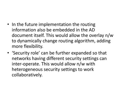 Overlay Networks Ppt Pptx