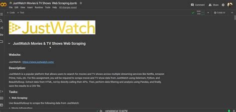 My Project On Justwatch Data Scraping Bijoy Kumar Gupta Posted On The Topic Linkedin