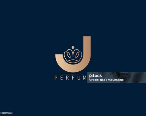 초기 편지 J 향수 로고 디자인은 기호 아이콘 또는 기호 전체 계층 벡터로 사용할 수 있으며 거의 일러스트 레이터 버전과 호환