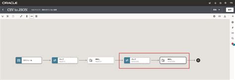 CSV ファイルから JSON ファイルへの変換 OIC Oracle Cloud Infrastructure チュートリアル