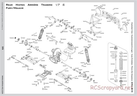 Arrma Mojave Blx 2013 Exploded Views And Parts Lists Ar102554 Ar102544 • Rcscrapyard
