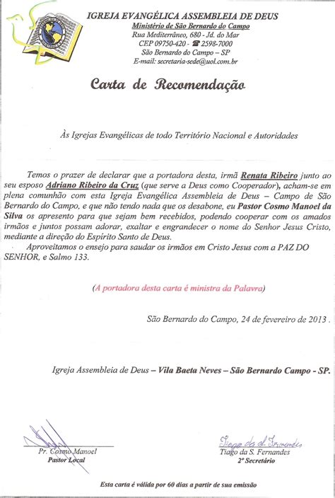 Renata Ribeiro Semeando A Palavra Recomenda O