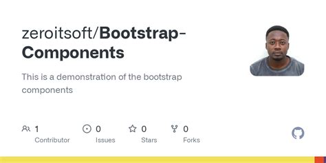 Github Zeroitsoftbootstrap Components This Is A Demonstration Of The Bootstrap Components