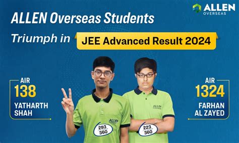 ALLEN Overseas Babes Triumph In JEE Advanced 2024 ALLEN Overseas
