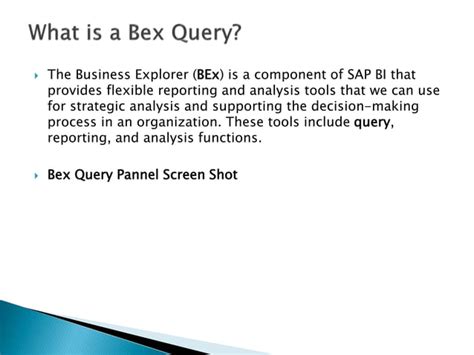 Sap Bo Web Intelligence Basics Pptx Databases Computer Software