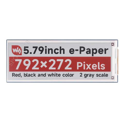579inch E Paper Module B Red Black White Display 792x272 For Raspberry Pijetsonarduinostm32