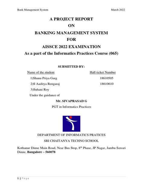 banking management system pdf
