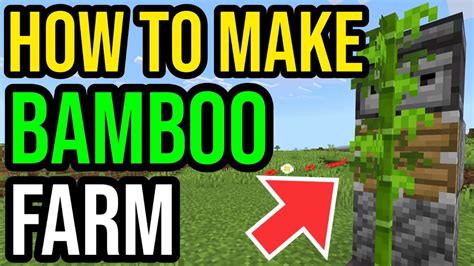Easiest Afk Bamboo Farm In Minecraft Bedrock And Java 2026 Youtube