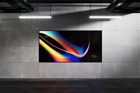 Download Horizontal Screen Display Mockup