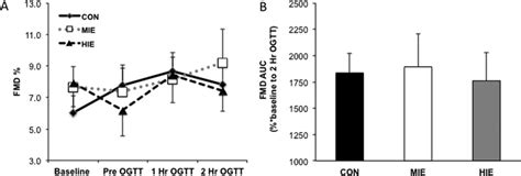 Effect Of Exercise Intensity On Endothelial Function A Fmd