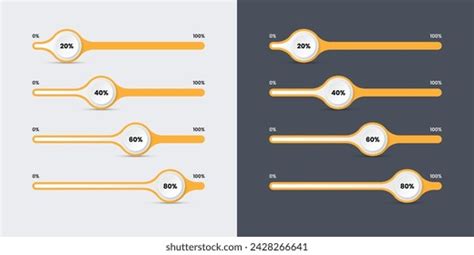 Simple Progress Bar Loading Timer Web Stock Vector Royalty Free