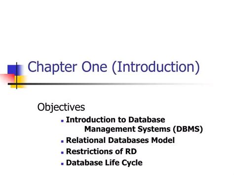 Ppt Chapter One Introduction Powerpoint Presentation Free Download