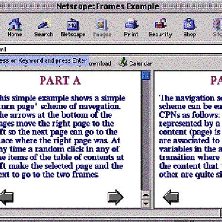 Example Frames Based Web Page Download Scientific Diagram