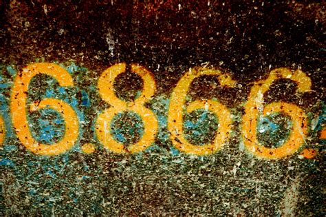 Faded urban numbers on rust background Free Stock Photo | FreeImages