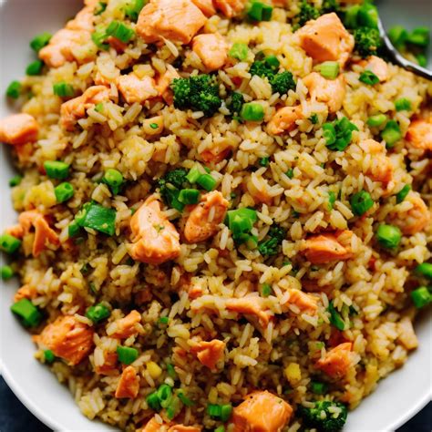 Salmon Egg Fried Rice Recipe