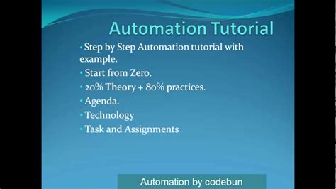 Automation Tutorial With Selenium Web Driver And Java Course Content Youtube